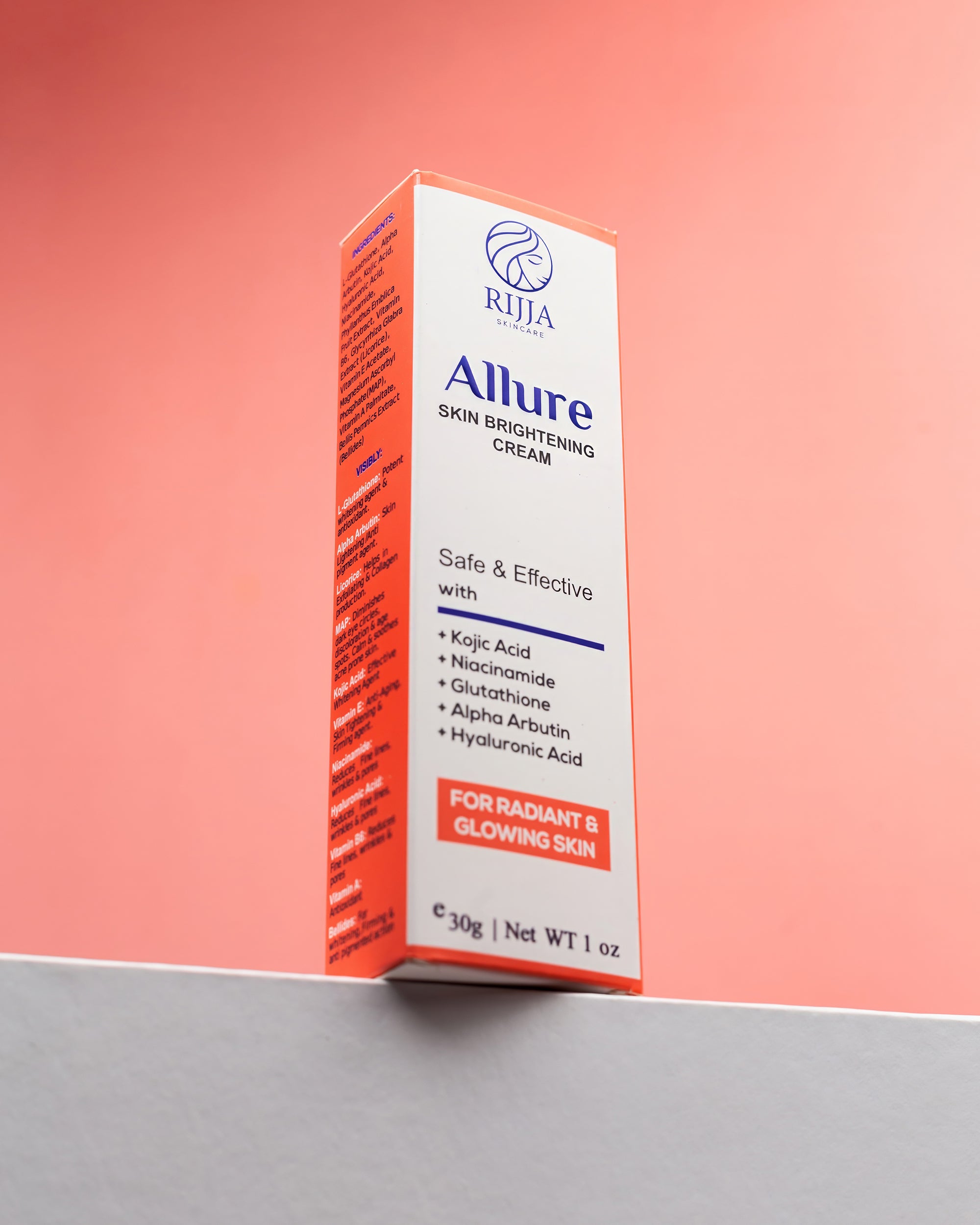 Allure Brightening Cream | Best Skin Brightening Cream in Pakistan – Rijjas